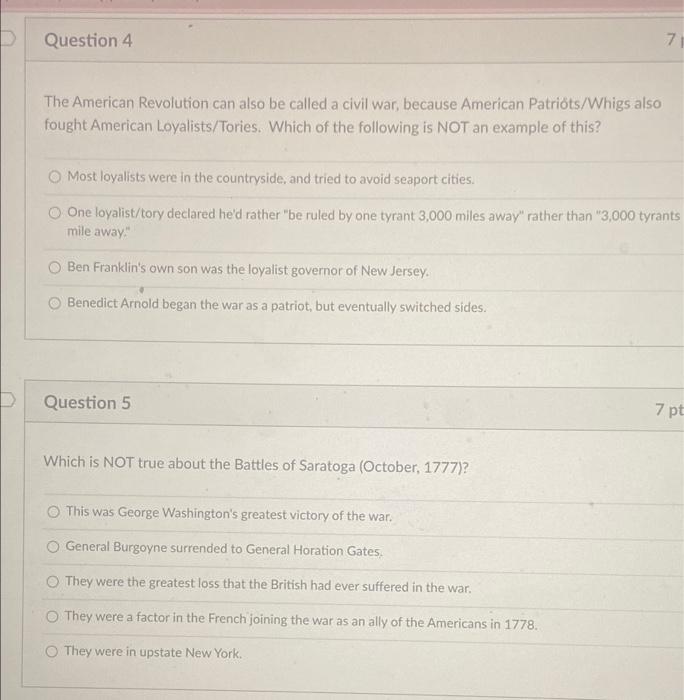 Solved Question 4 71 The American Revolution can also be | Chegg.com