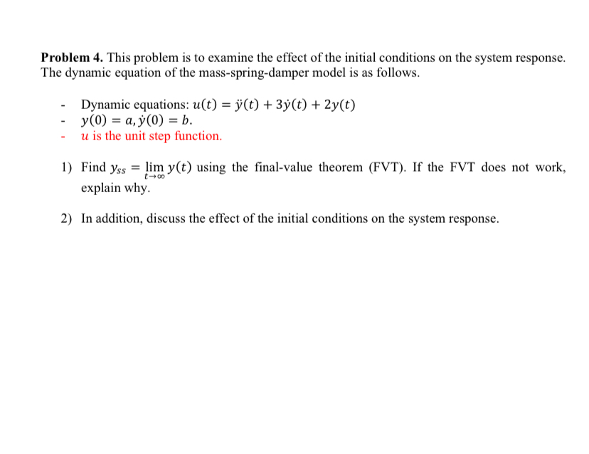 Solved Problem 4. ﻿This problem is to examine the effect of | Chegg.com