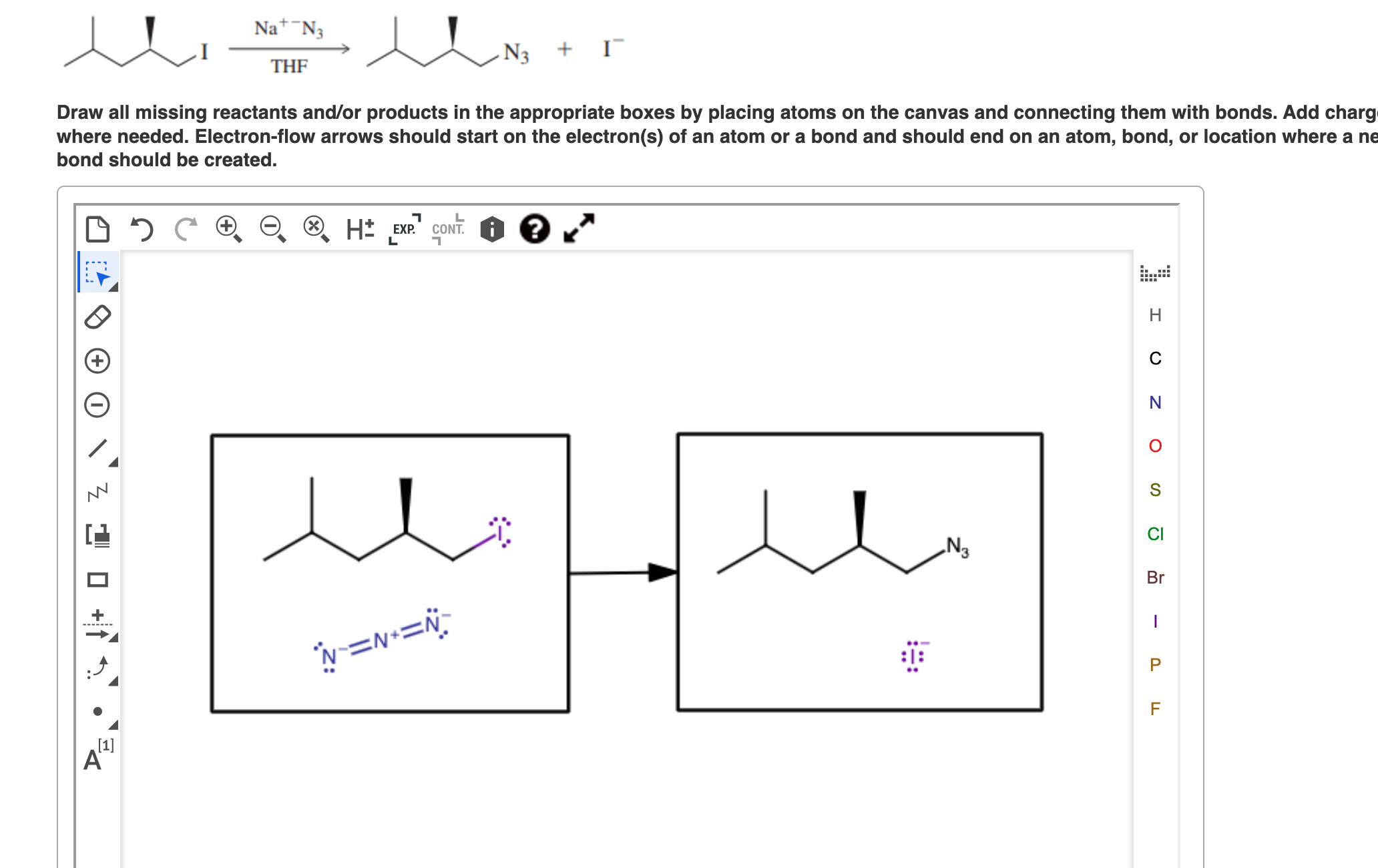Solved Draw all missing reactants and/or products in the | Chegg.com
