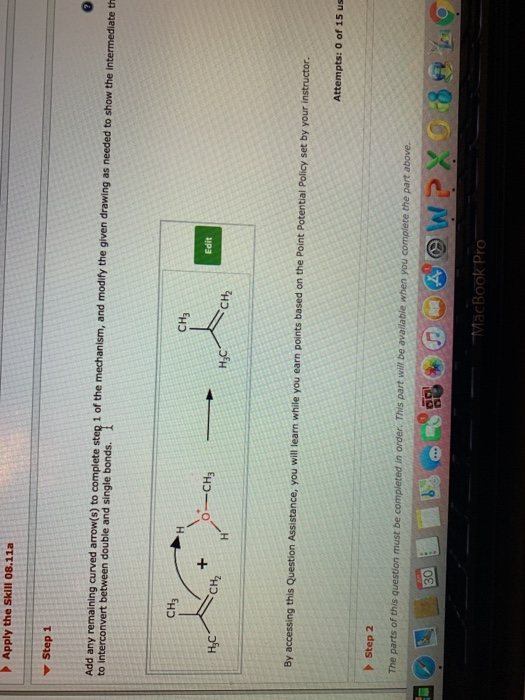 Solved Step 1 Add any remaining curved arrow(s) to complete | Chegg.com