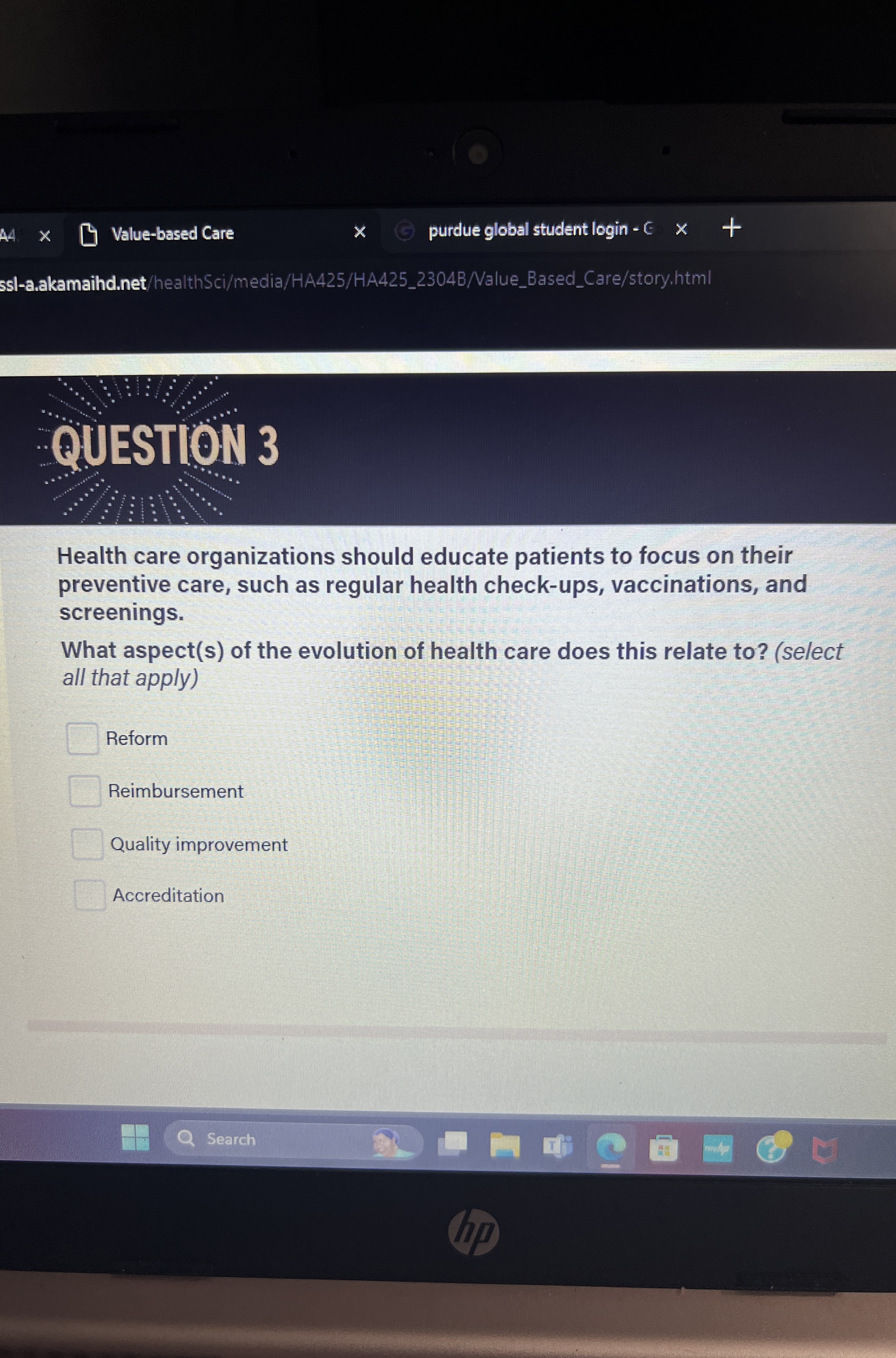 Solved Healthcare organizations should educate patients to | Chegg.com