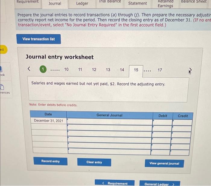Solved Prepare the journal entries to record transactions | Chegg.com