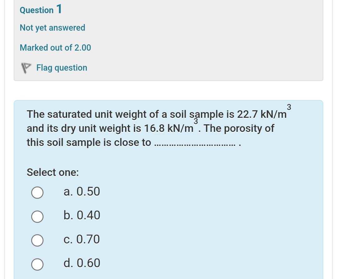 Solved Question 1Not yet answeredMarked out of 2.00Flag | Chegg.com