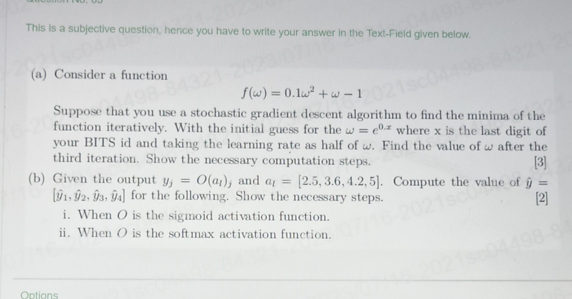 Solved This is a subjective question, hence you have to | Chegg.com