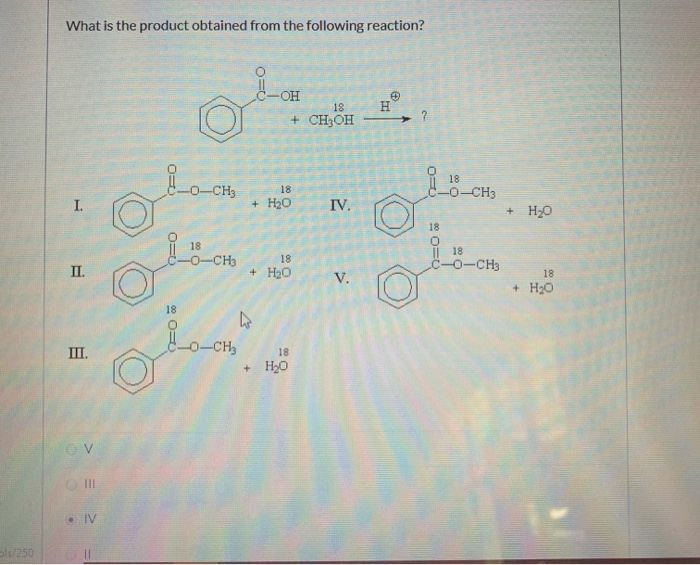 Solved What is the product obtained from the following | Chegg.com
