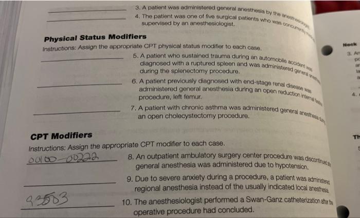 15. Review the examples for codes 99241 to 99245 and | Chegg.com