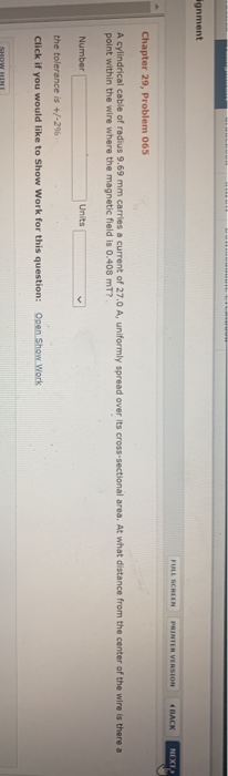 Solved ignment FULL SCREEN PRINTER VERSION RACK NEXT Chapter | Chegg.com