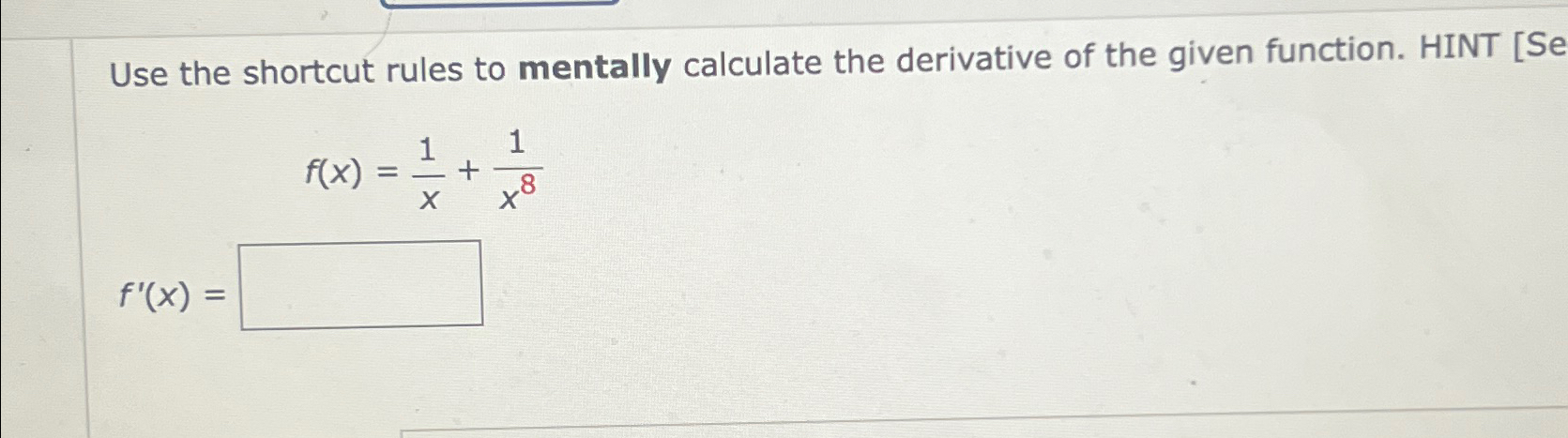 Solved Use the shortcut rules to mentally calculate the | Chegg.com