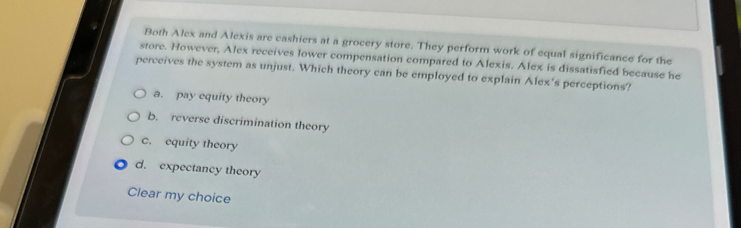 Solved Both Alex and Alexis are cashiers at a grocery store. | Chegg.com