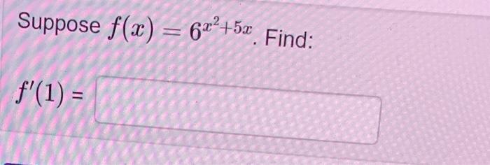 Solved Suppose F 5 3f′ 5 2 G 5 1g′ 5 9 Find A