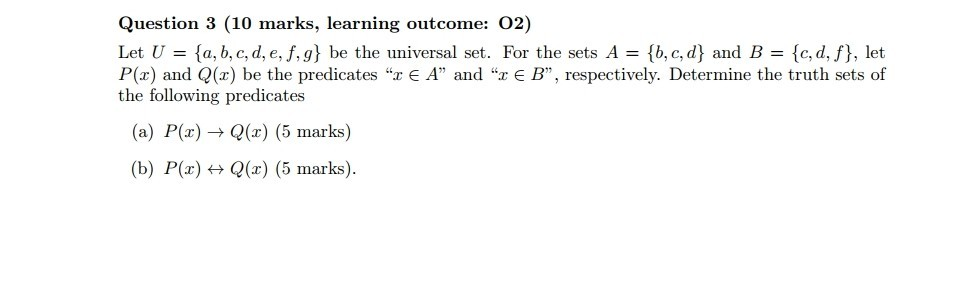 Solved Learning Outcomes: [01] (Understand abstract | Chegg.com