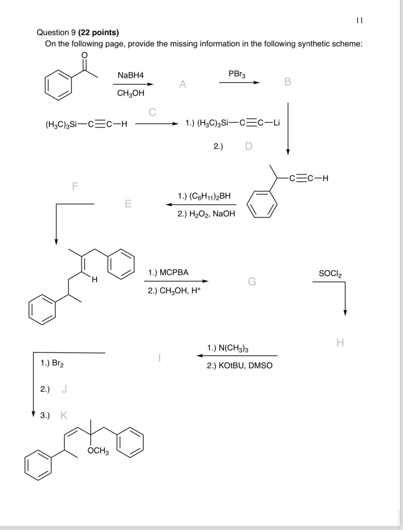 Solved 11Question 9 (22 ﻿points)On the following page, | Chegg.com