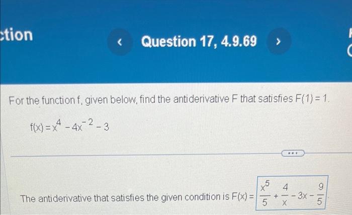 Solved For the function f, given below, find the | Chegg.com