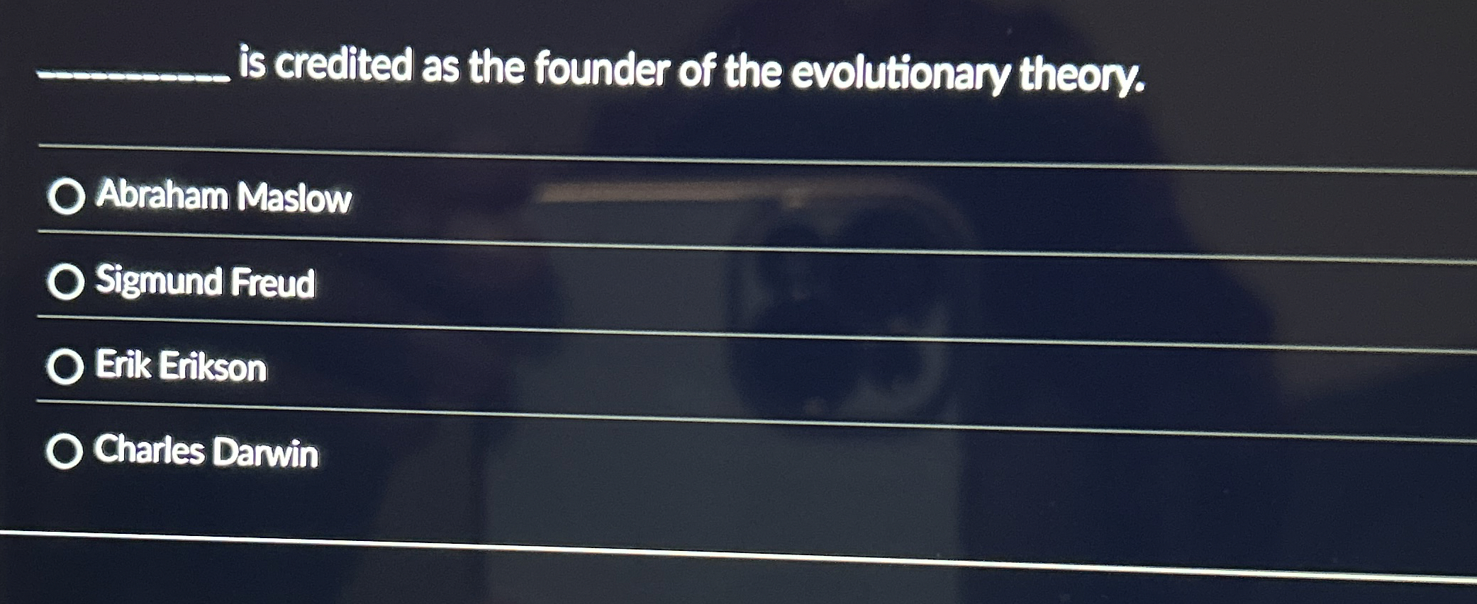 Solved is creditied as the founder of the evolutionary | Chegg.com