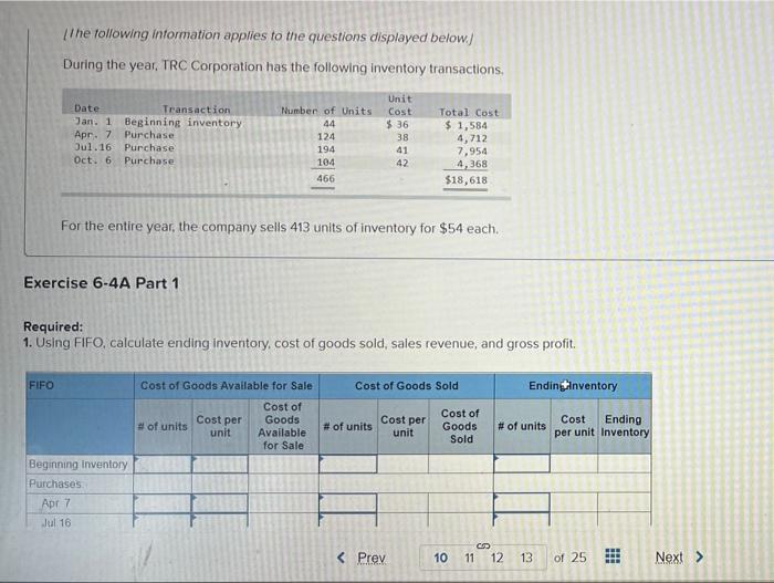 Solved Brief Exercise 6-8 Calculate ending inventory and | Chegg.com