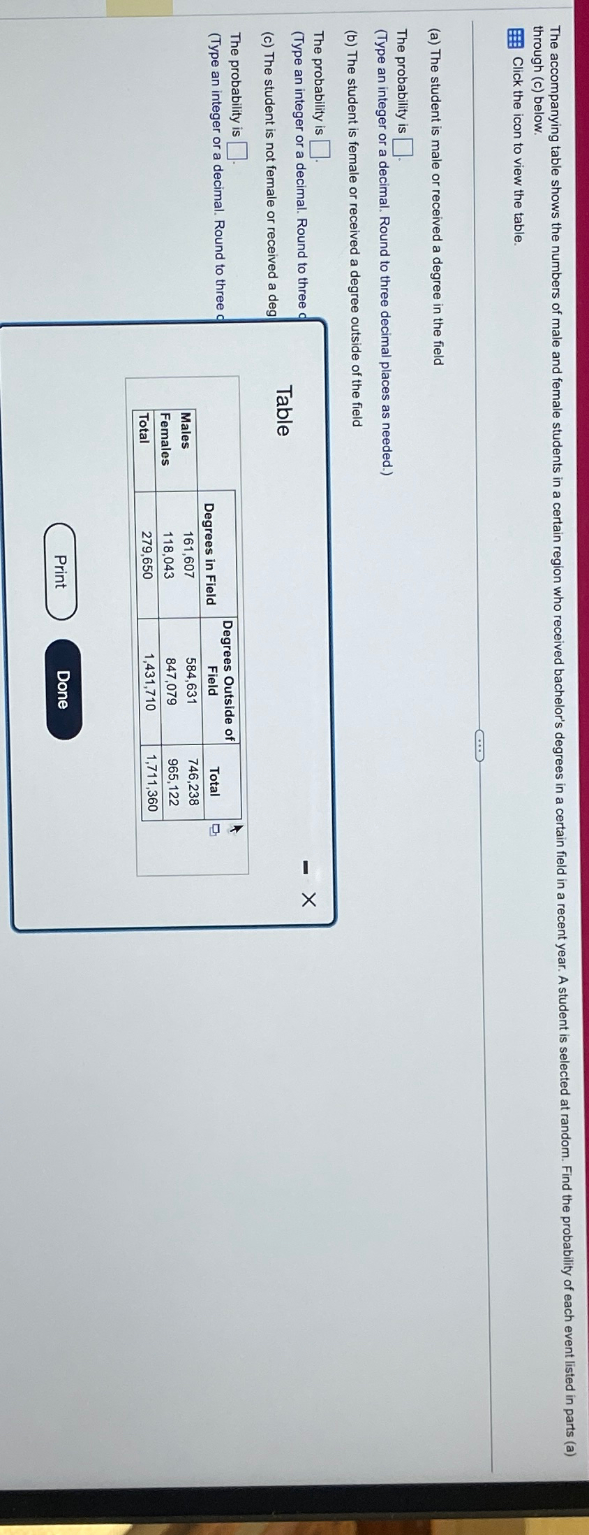 Solved through (c) ﻿below.Click the icon to view the | Chegg.com