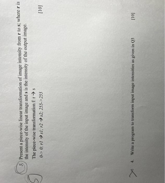 Solved 1. Derive the intensity transformation function, | Chegg.com