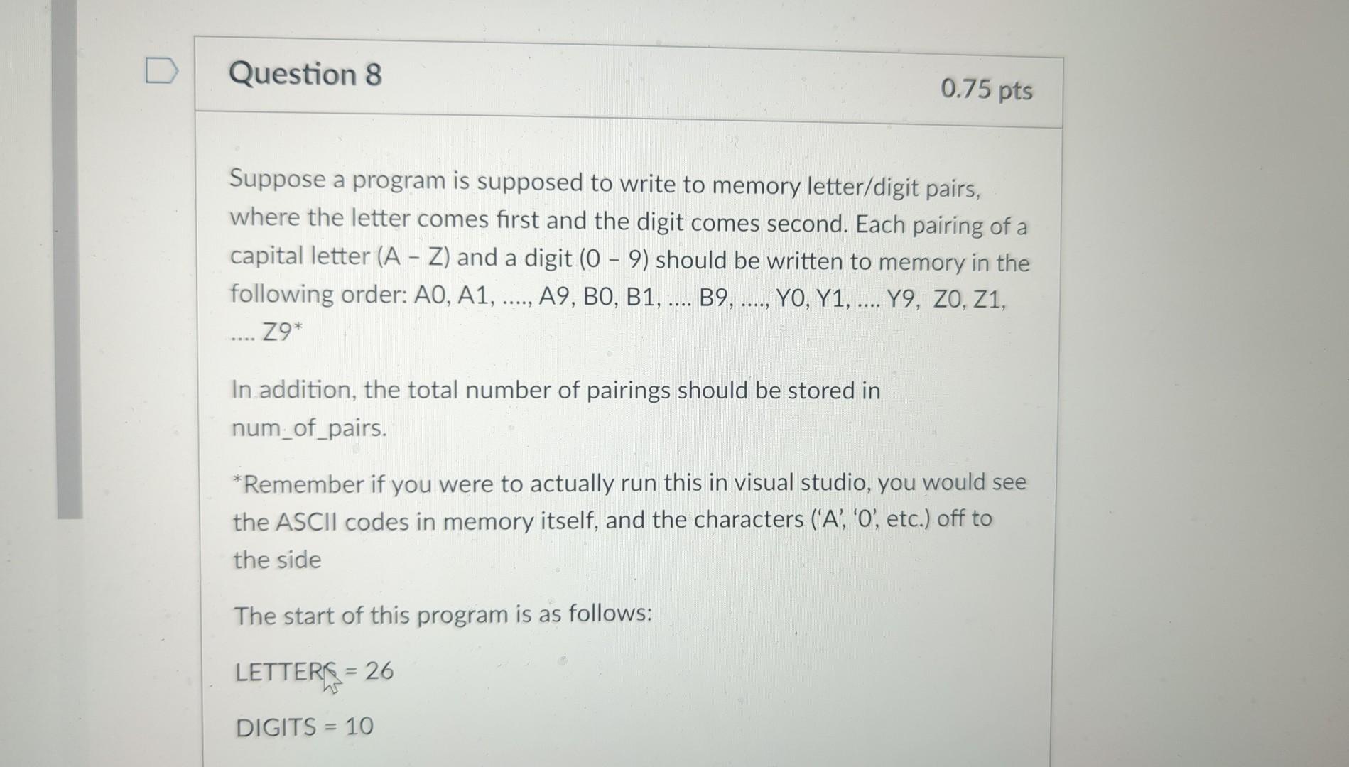 Solved Suppose a program is supposed to write to memory | Chegg.com