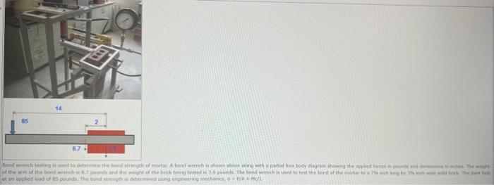 Bond wrench testing is used to determine the bond | Chegg.com