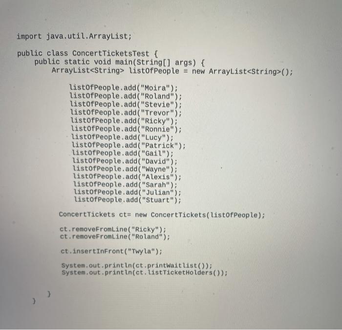 Solved Concepts: Java Collections (Linked Lists and Queues), | Chegg.com