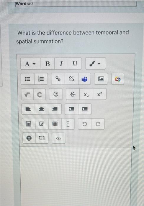 Solved Words:0 What is the difference between temporal and | Chegg.com