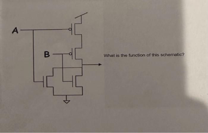 Solved What is the function of this schematic? | Chegg.com