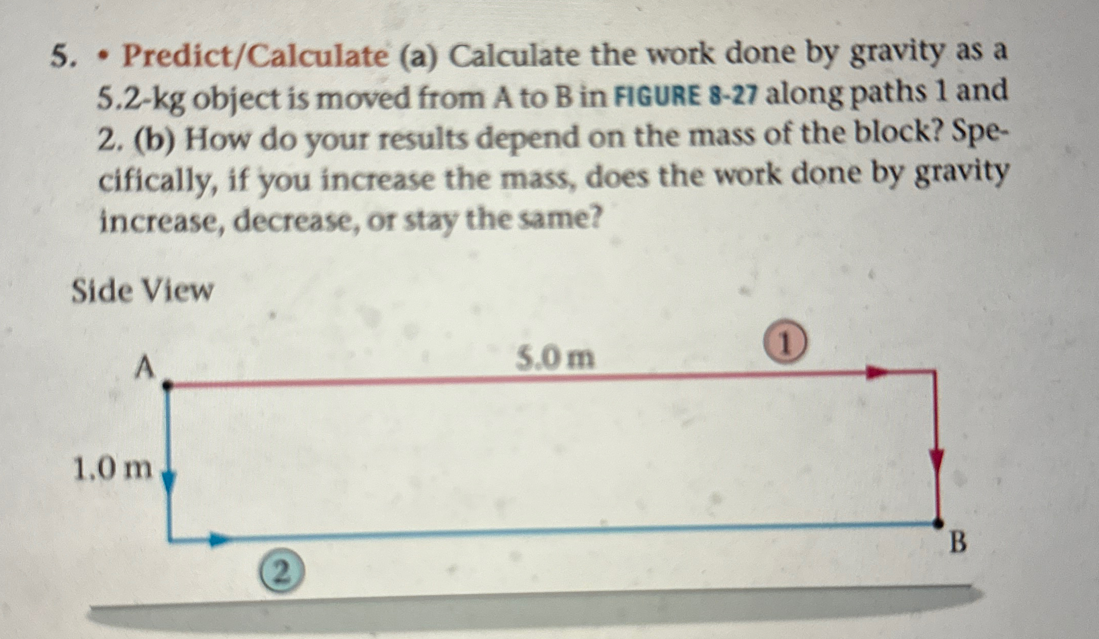 Predict/Calculate (a) ﻿Calculate the work done by | Chegg.com