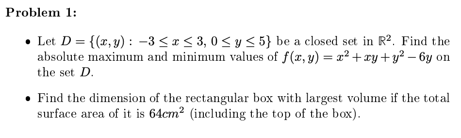 Solved Use Lagrange multipliers or another method | Chegg.com
