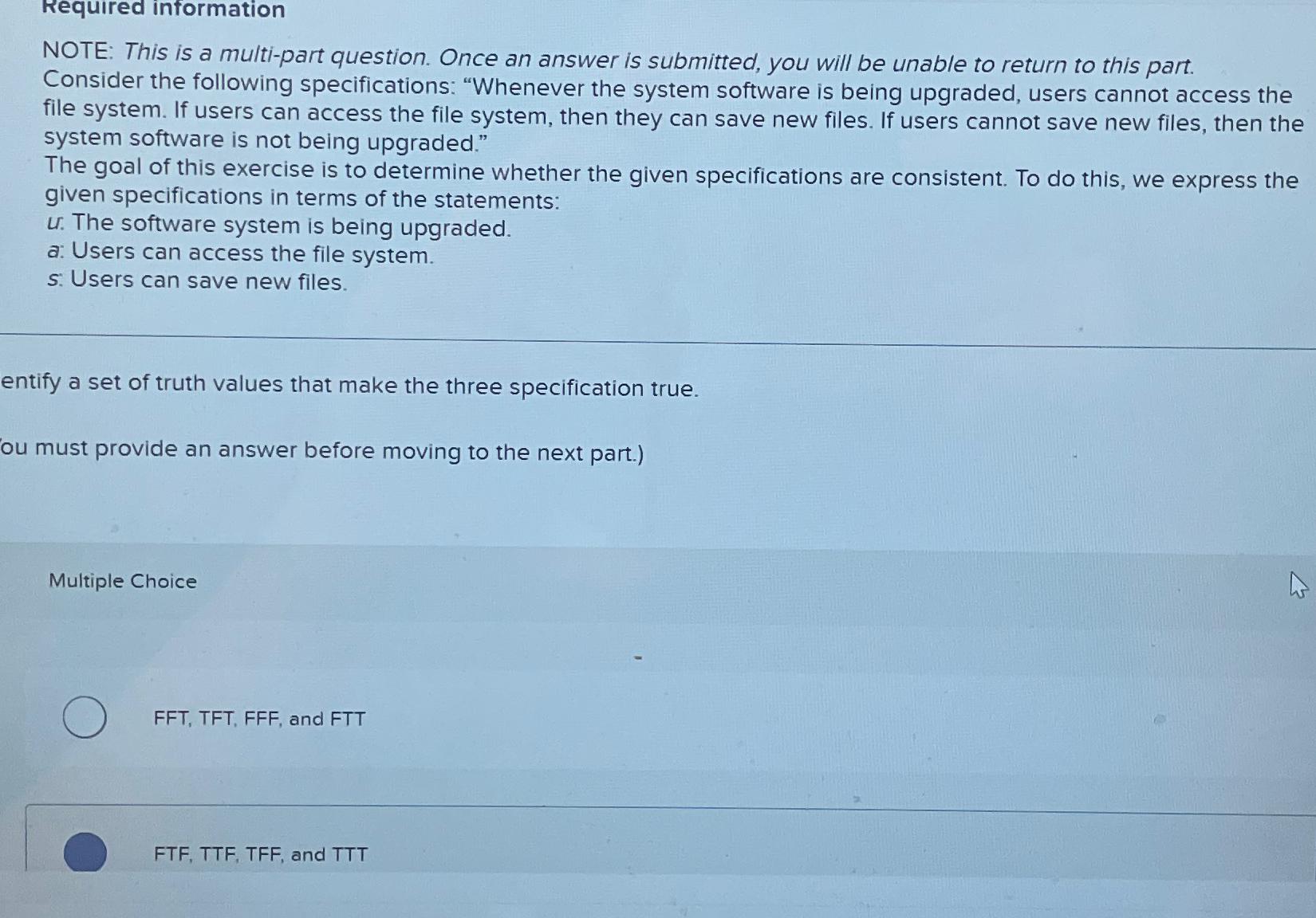 Solved Required informationNOTE: This is a multi-part | Chegg.com