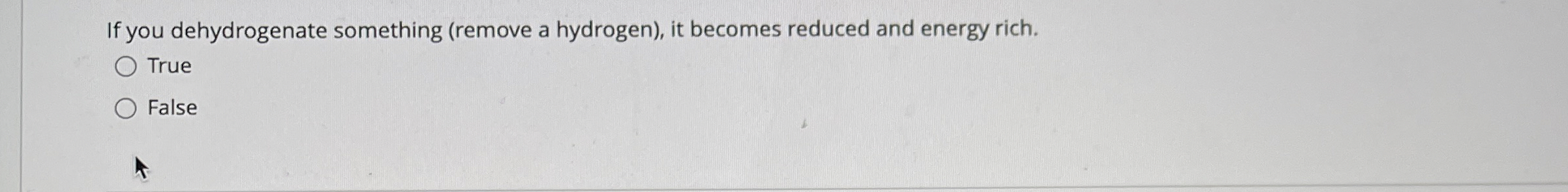 High Quality SOLUTION If you dehydrogenate something (remove a hydrogen ...