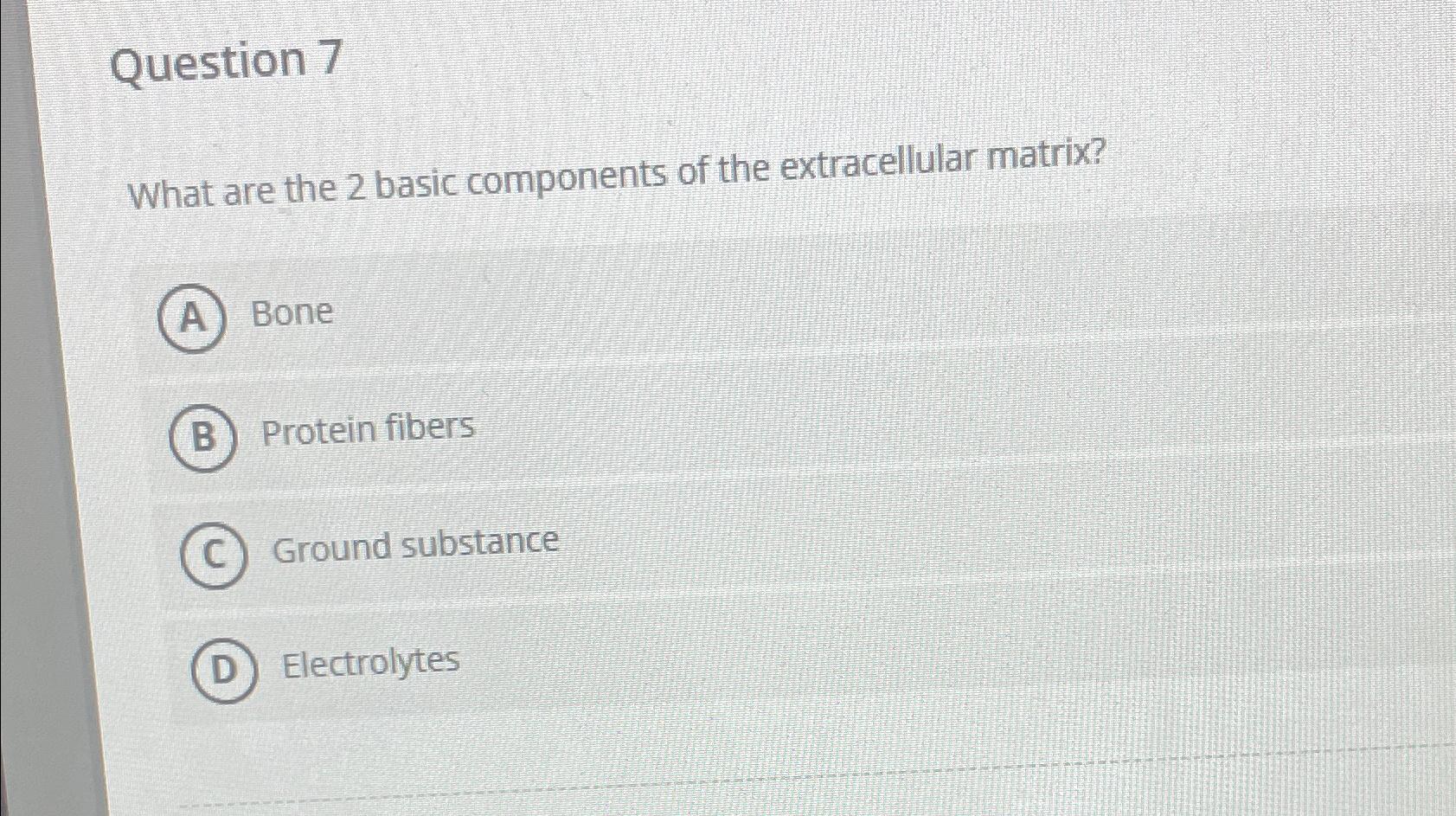Solved Question 7What are the 2 ﻿basic components of the | Chegg.com