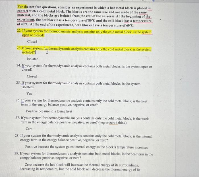 Solved For the next ten questions, consider an experiment in | Chegg.com