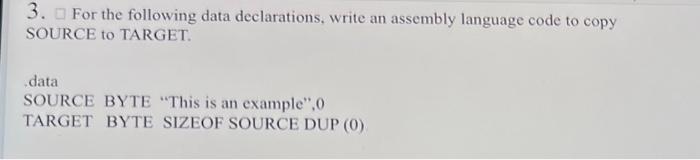 Solved 3. For the following data declarations, write an | Chegg.com