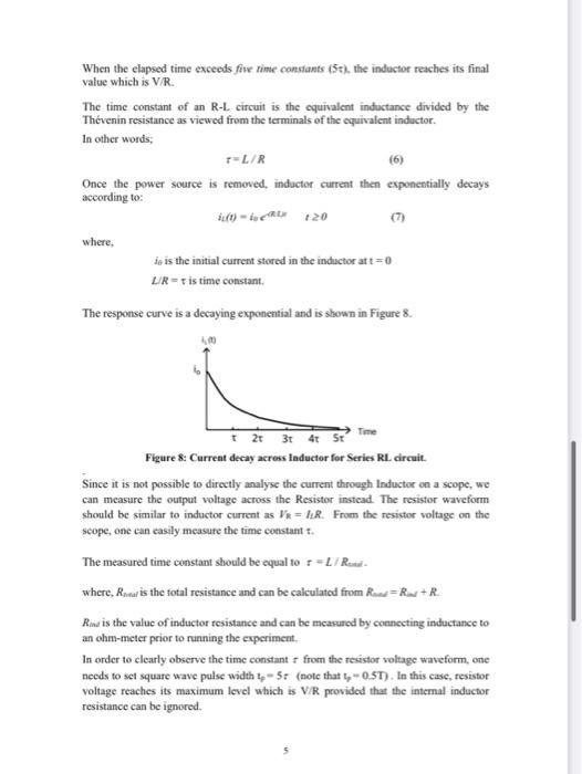 Solved LAB 6 : Open-Ended Lab Experiment Transient Response | Chegg.com