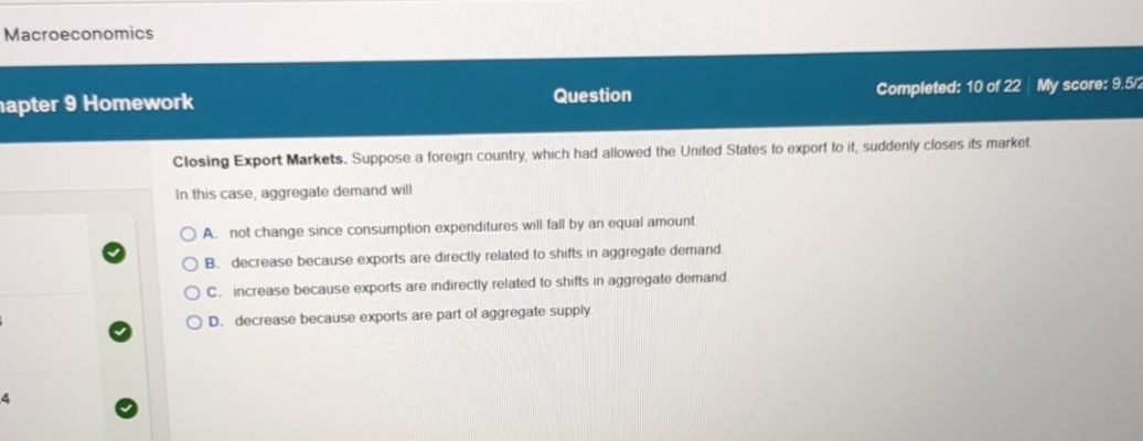 Solved Closing Export Markets. Suppose a foreign country, | Chegg.com