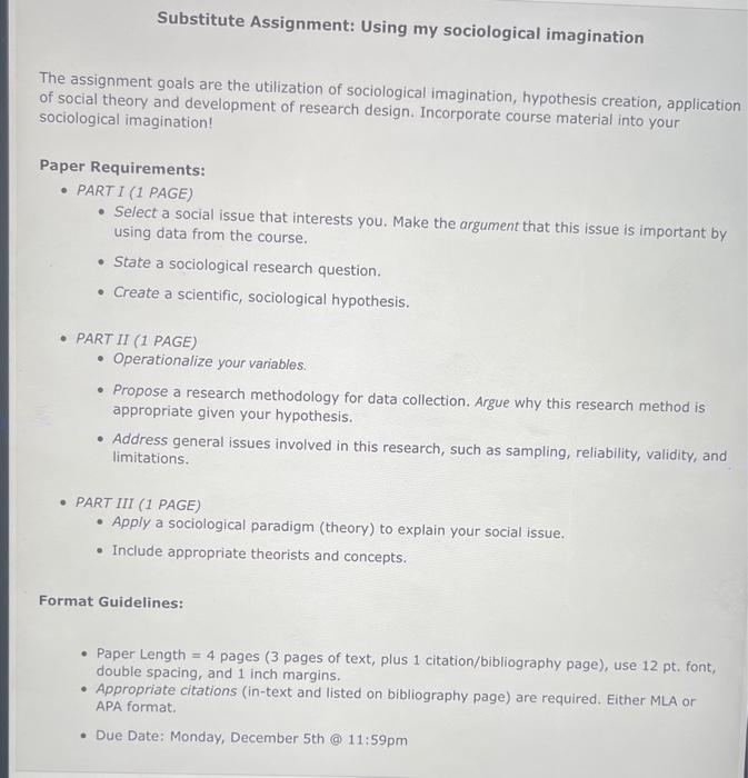 - Create a scientific, sociological hypothesis. - | Chegg.com