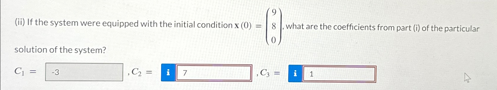 Solved Consider the first-order homogenous system of linear | Chegg.com