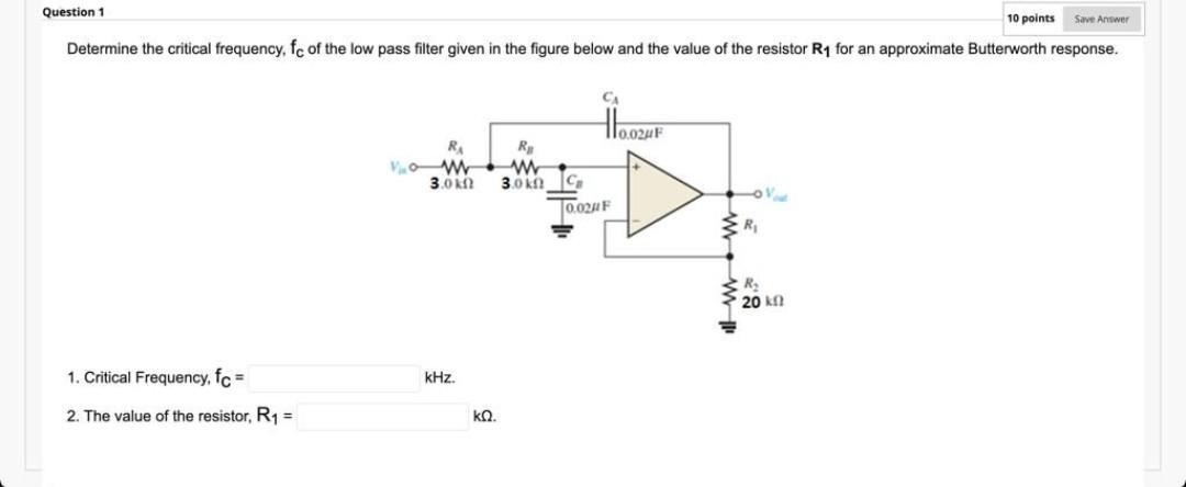 Solved Determine the VUTP (upper trigger point) and VLTP | Chegg.com