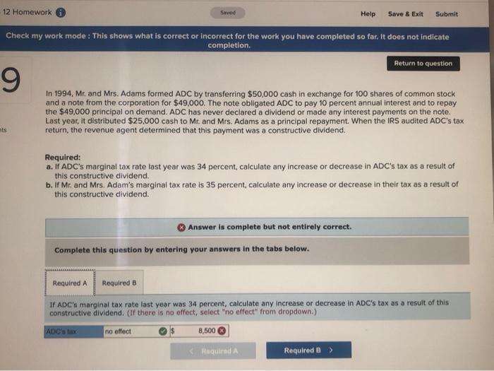 Solved 12 Homework Saved Help Save & Exit Submit Check my | Chegg.com
