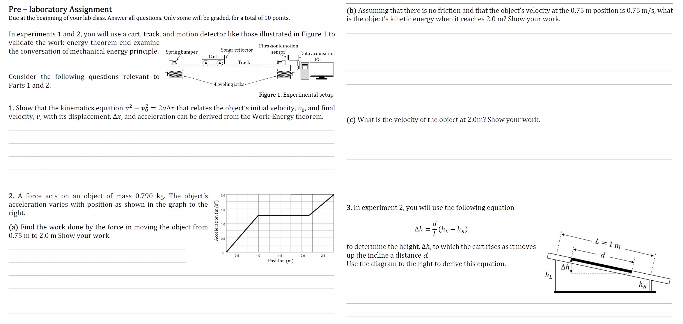 Solved Help me solve this Physics PreLab Assigment, Make | Chegg.com