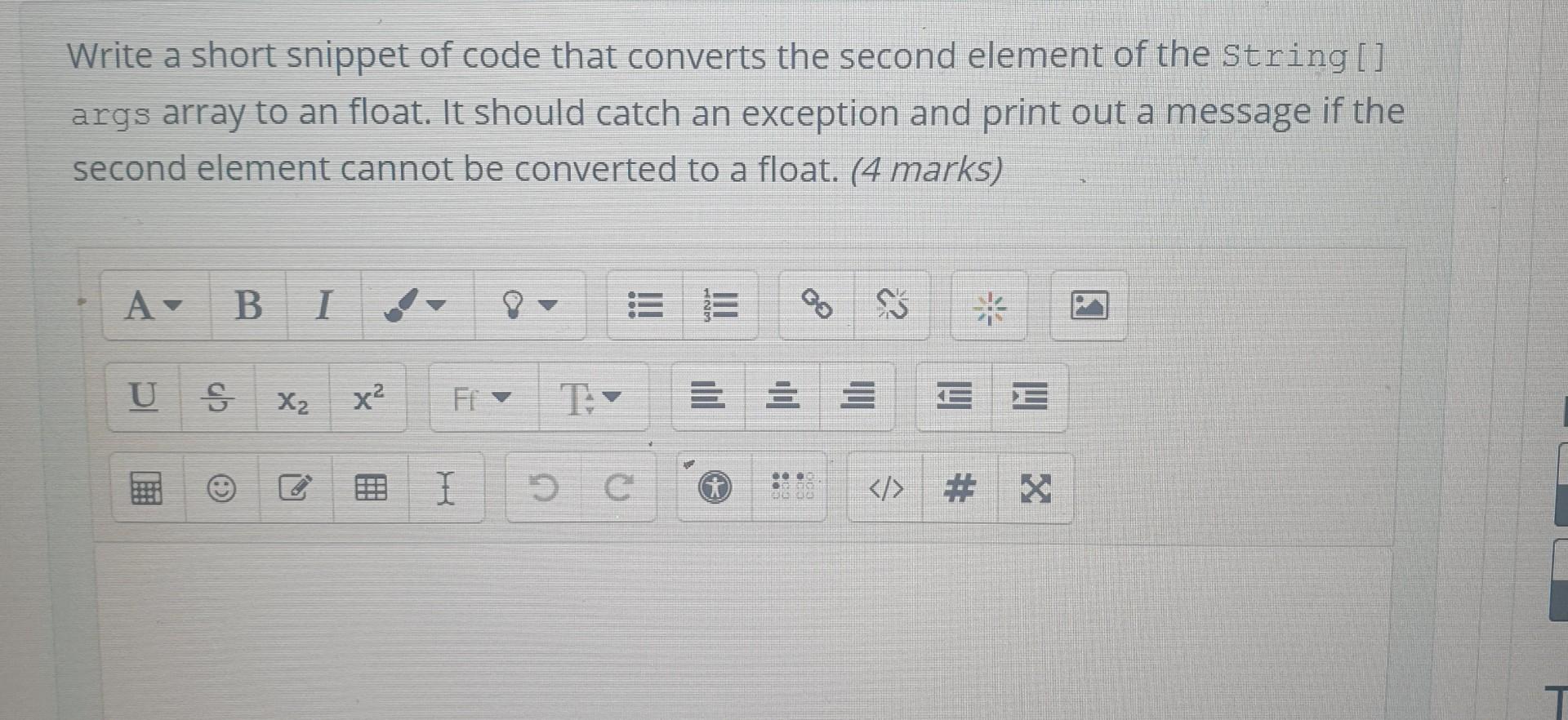 Solved Write a short snippet of code that converts the | Chegg.com