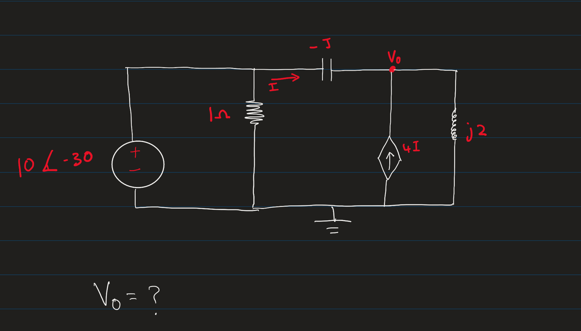 Solved Find V0 Show all work | Chegg.com