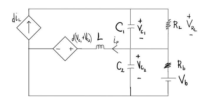 Solved 1) Develop a state space averaged model of the | Chegg.com