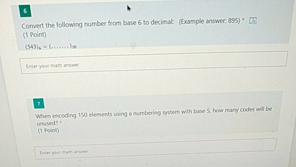 Solved Convert the following number from base 6 to decimal: | Chegg.com