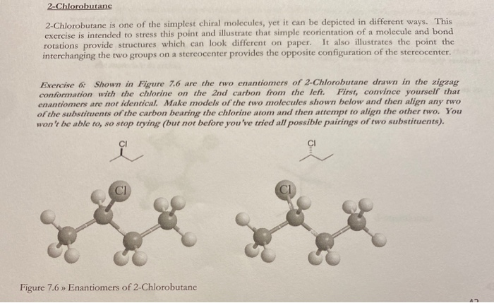 Solved 2-Chlorobutane 2-Chlorobutane is one of the simplest | Chegg.com