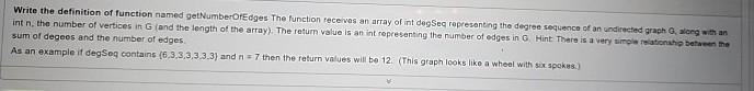 Solved Write the definition of function named | Chegg.com