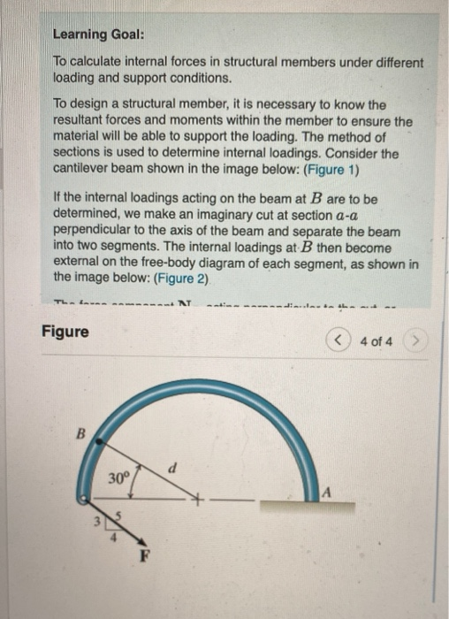 Solved Learning Goal: To calculate internal forces in | Chegg.com