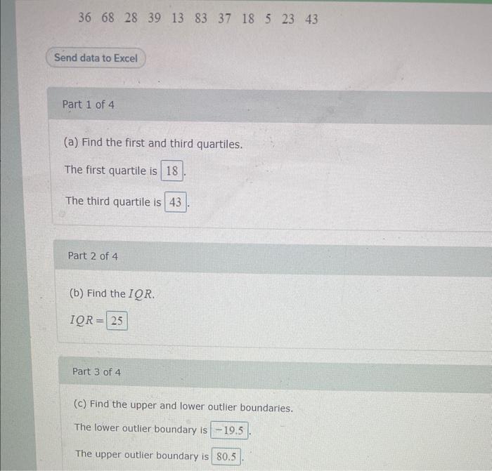 Solved list the outliners. If there is more than one | Chegg.com