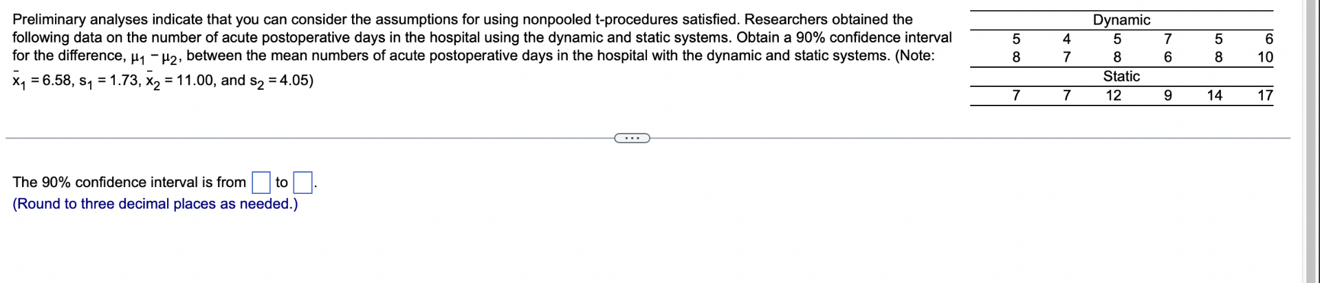 Solved Preliminary analyses indicate that you can consider | Chegg.com