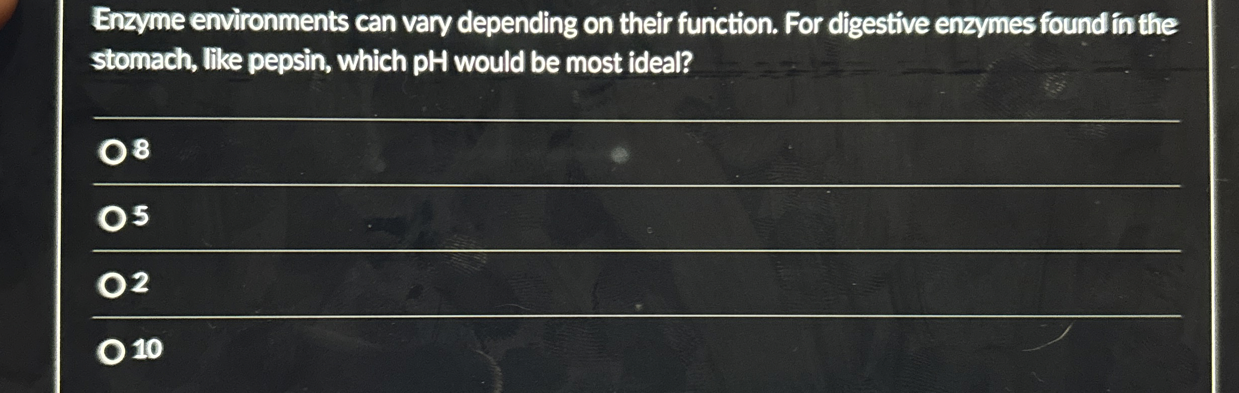 Solved Enzyme environments can vary depending on their | Chegg.com